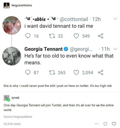 Georgia Tennant Cannot Be Stopped Tumblr