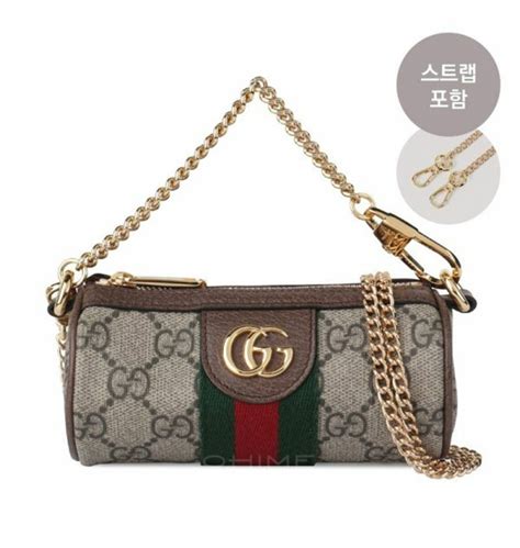 구찌백 숄더 오피디아 미니 체인백 브라운 598658 티몬