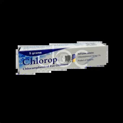 Chlorop Chloramphenicol 1 Eye Ointment 5g