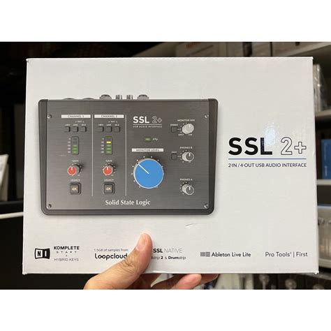第二代 Solid State Logic SSL2+ USB 專業錄音介面，SSL 2+ MK2【帝米數位音樂】 | 蝦皮購物