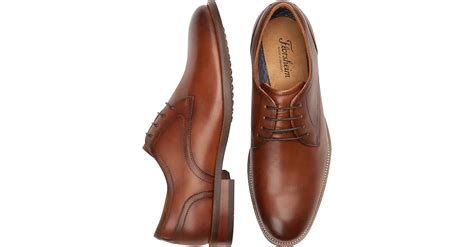 Florsheim Remi Plain Toe Lace Up Oxfords Cognac Mens Shoes Mens