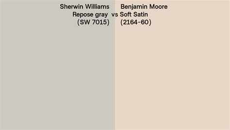 Sherwin Williams Repose Gray Sw 7015 Vs Benjamin Moore Soft Satin