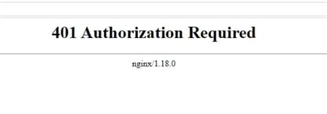 Erreur 401 Unauthorized Les Solutions