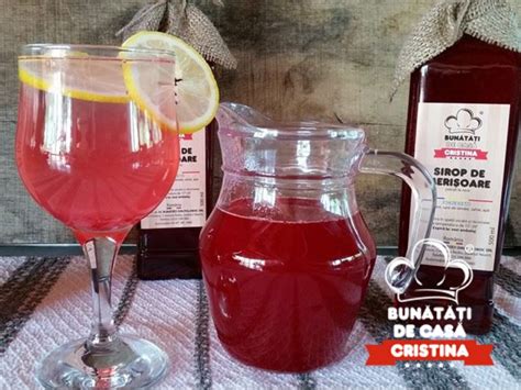 Bunatati De Casa Cristina Sirop De Merisoare Presat La Rece