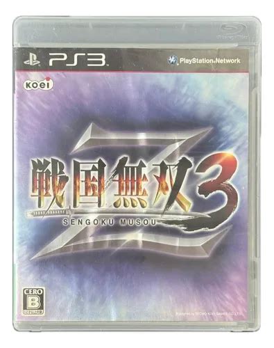 Samurai Warriors Sengoku Musou Ps3 Japão Semi Novo Físico