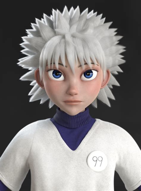 Killua From Hxh Final Version What Are Your Thoughts R 3dmodeling