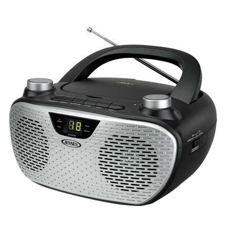 Jensen Portable Stereo Compact Disc Player With Amfm Stereo Radio