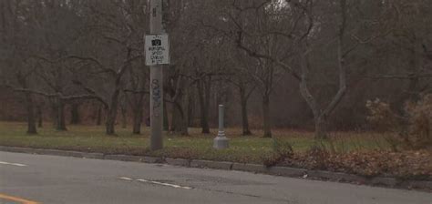 Toronto Speed Camera Cut Down Thrown Into Pond Safe Parkside