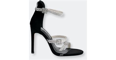 London Rag Ines Bling Strap High Heel Sandals In White Lyst