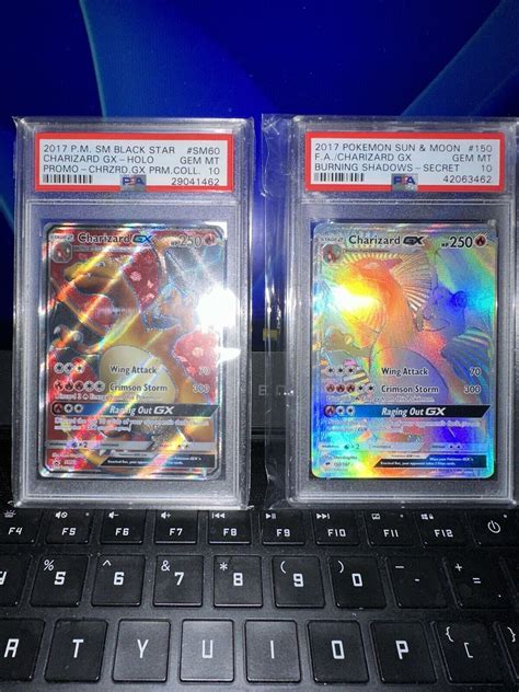 Mavin Pokemon Card Charizard Gx Rainbow Burning Shadows 150147