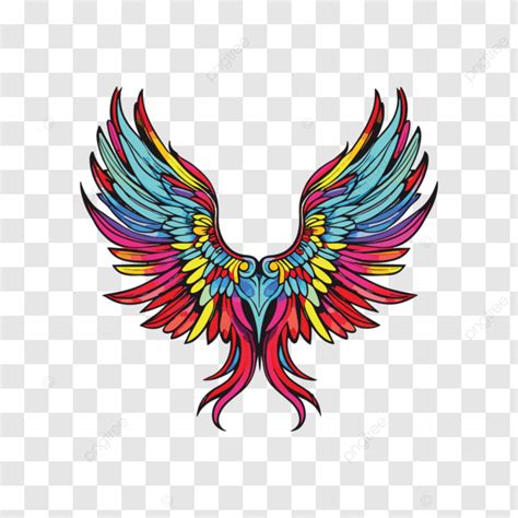 Wing Colorful Clip Art Vector Wing Vector Wing Clip Art Wing Art Png