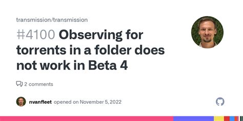 Observing For Torrents In A Folder Does Not Work In Beta 4 Issue