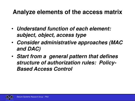 PPT Patterns For Access Control PowerPoint Presentation Free Download ID 625332
