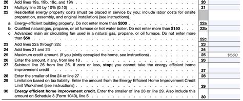 Irs Form 5695 Instructions Residential Energy Credits