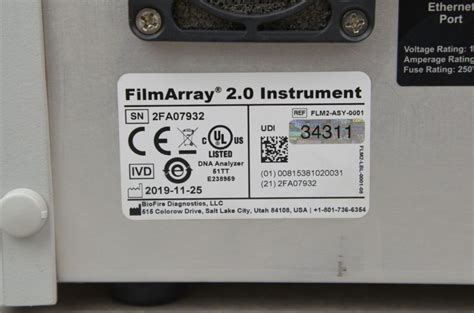 Biofire Filmarray 2 0 Flm2 Asy 0001 Multiplex Pcr System Rhino Trade Llc
