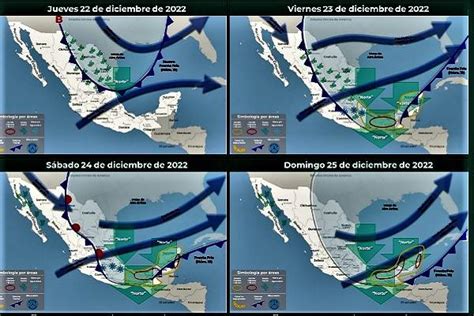 Bajón de temperatura por masa de aire ártica del frente frío 19
