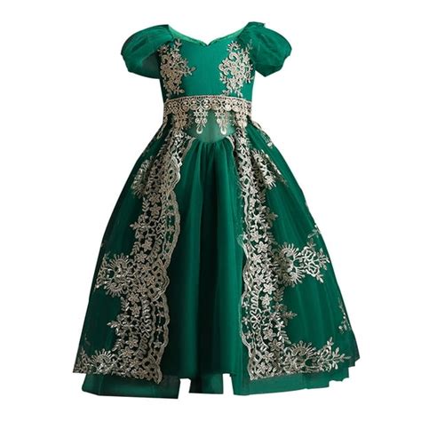 Hawee Princess Magic Lamp Costume Outfit Ball Gown For Girls Carnival
