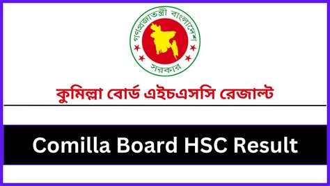 Comilla Board HSC Result 2023 এইচএসস রজলট Marksheet with Number