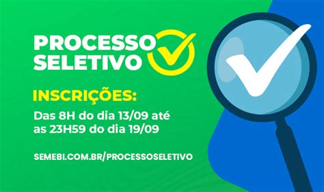 Prefeitura De Birigui Recebe Inscrições Do Processo Seletivo Para