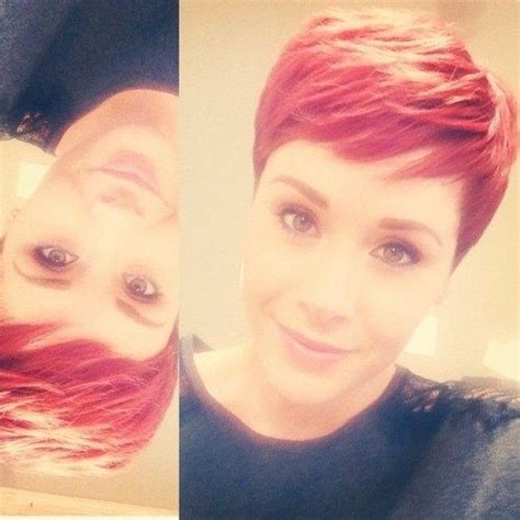 Dark Pixie Cut Red Pixie Cuts Cute Pixie Cuts Pixie Cut With Bangs