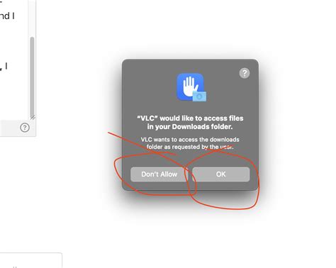 Permissions Request Dialogue Boxes Wont Apple Community