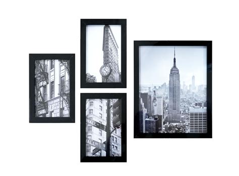 Ripley Set Cuadros Decorativos Ripley Home Bw X4