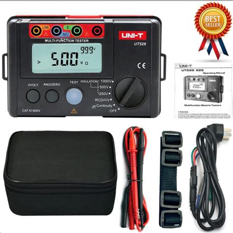 250v 1000v Rcd Insulation Voltage Tester Rok International