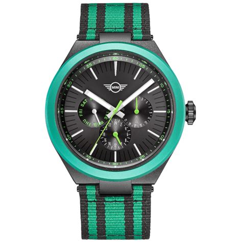 Ocean Upcycle Green Mini Cooper Watches