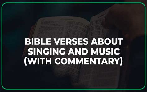35 Bible Verses About Singing And Music Scripture Savvy