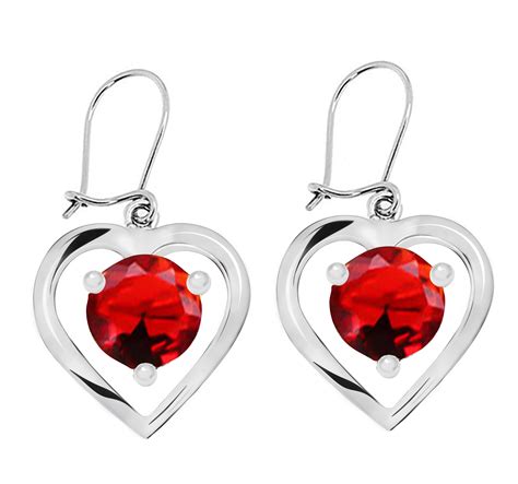 biżuteria srebro biżuteria srebrna silver art kolczyki srebrne serca