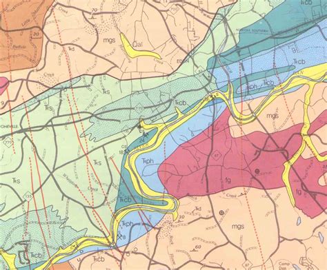 Geologic Map Of Region G North Carolina NCGS Regional Geology Series 2