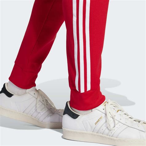 Adidas Adicolor Classics Sst Track Pants Red Adidas Tz
