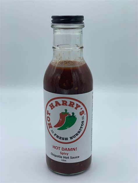 Hot Damn Sauce Hot Harrys Burritos