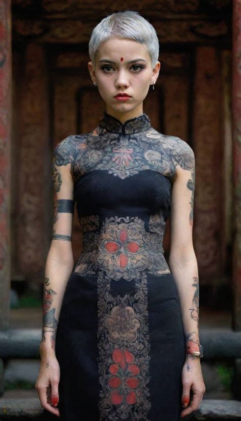 Tattooed Japanese Girl By Pixelarismus On Deviantart