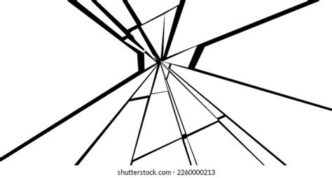 Broken Glass Background Shattered Glass Pane Stock Vector Royalty Free
