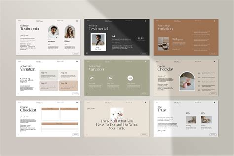 Webinar And Course Slides Template Design Cuts