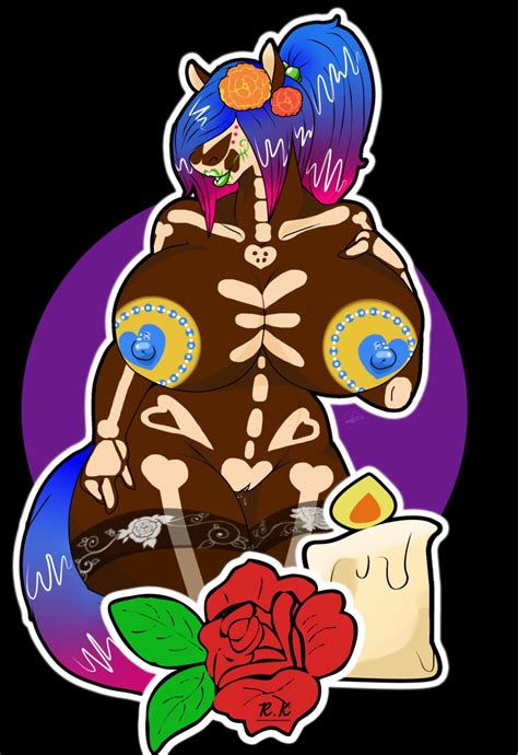 Rule 34 Anthro Ass Big Breasts Blue Hair Blush Breasts Candle