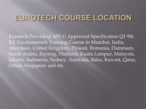 Api Q1 9th Edition Training Program Pptx