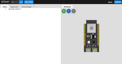 New Esp Idf On Esp32 H2 Project Wokwi Simulator