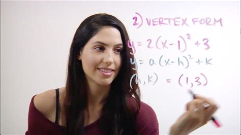 How To Find The Vertex Of A Parabola Nancypi Youtube