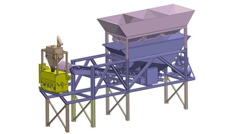 Lpc Batch Plant With Overhead Bin Elevated Wet Concrete