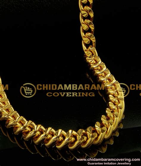 Buy Heavy Gold Chain Design Cuban Link Chain For Men One Gram Gold Men
