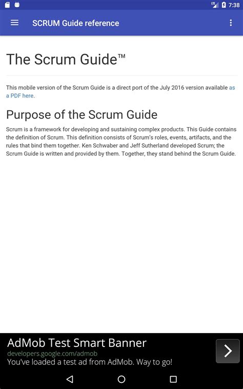 Scrum Guide Handbook Apk للاندرويد تنزيل