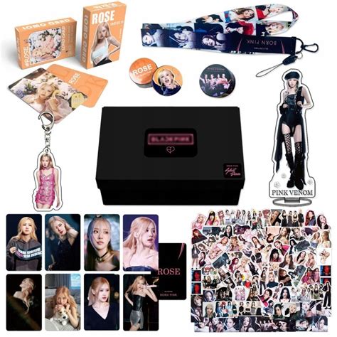 Купить Kpop Blackpink Lisa Jennie Rose Jisoo T Box Set 14376390424