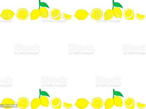 레몬 프레임 감귤류 과일에 대한 스톡 벡터 아트 및 기타 이미지 감귤류 과일 과일 노랑 Istock