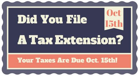 Tax Extension Deadline Oct 15 Gundersons Bookkeeping