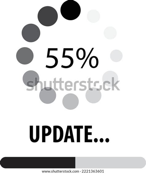 System Software Update Upgrade Concept Loading Stock Vector Royalty Free 2221363601 Shutterstock