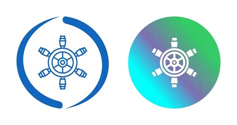 Ship Wheel Vector Icon 33993563 Vector Art At Vecteezy