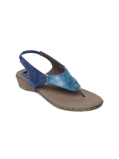Buy Raw Hide Women Blue Sandals Flats For Women 259176 Myntra