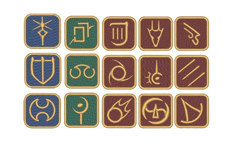 Ffxiv Job Icon Patch Collection Etsy